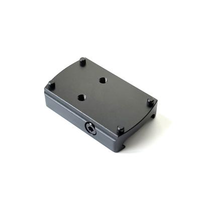 China Custom CNC Machined Red Dot Mount Compatible with Doctor/Vortex Venom/Viper/Fastfire/ARO/CTS-1250 Footprints for sale