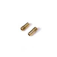 China CNC Turning Machined Brass Reducing Sleeve Bushing 6mm to 5.5mm OD Hollow Tube with 4mm Inner Hole for sale