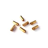 China CNC Turning Machined Brass Reducing Sleeve Bushing 6mm to 5.5mm OD Hollow Tube with 4mm Inner Hole for sale