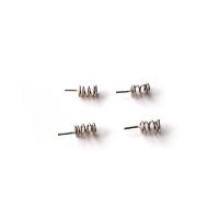 China Single Pin Touch Spring 304 Stainless Steel Nickel Plated Micro Capacitive Touch Spring 0.7mm Wire for Electronic Touch Control Components for sale