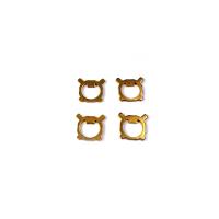 China Brass Locking Washer Eco Chromium-Free Passivated Anti-Rotation Brass Retaining Tab Washer with 1mm Thickness for Positioning for sale