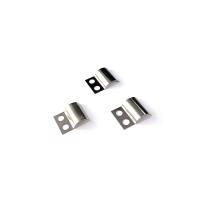 China Nickel Plated 0.15mm Thick 304 Stainless Steel Spring Contact Clips Precision Curved Conductive Spring Sheets for sale