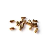 China Double End Locating Pin with Two Small Shaft Tips Precision Turning Brass Dowel Pin for Electronic & Instrument Equipment for sale