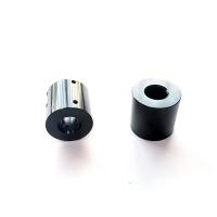China Splined Bore Set Screw Locking Hub Black Anodized 6061-T6 Aluminum Stepper Motor Shaft Hub OEM Custom Bushing Manufacturer for sale