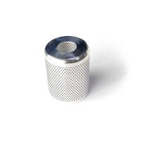 China Perforated Aluminum Hair Dryer Inlet Filter Cylinder Hair Blower Air Intake Filter Sleeve CNC Machined Filter Screen for sale