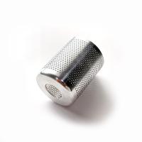 China Perforated Aluminum Hair Dryer Inlet Filter Cylinder Hair Blower Air Intake Filter Sleeve CNC Machined Filter Screen for sale
