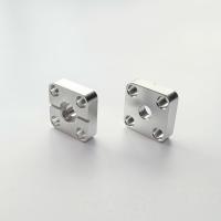 China Aluminum Lead Screw Split Clamping Block Square Hub CNC Machined 3D Printer Lead Screw Mount Split Clamp Nut Housing for sale