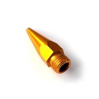 China 6061 Aluminum High Pressure Grease Gun Nozzle Hex Thread Pointed Grease Gun Tip for sale