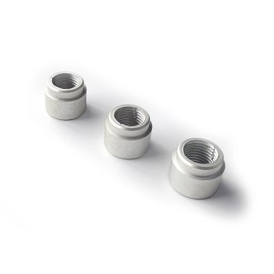 China 6061 Aluminum Slotted Step Threaded Insert CNC Machined Locking Thread Bushing Sleeve for sale