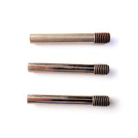 China 304 Stainless Steel Single End Thread Stud CNC Bright Polished Threaded Locating Dowel Pin for sale