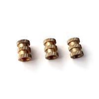 China Knurled Brass Insert Nut H62 Brass Embedded Fastener for Plastic Injection Molding Embedding Nut for sale