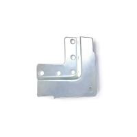 China Custom L-Shaped Galvanized Right Angle Bracket SPCC Steel Mounting Corner Bracket with 6 Holes for sale