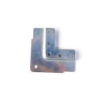 China Custom L-Shaped Galvanized Right Angle Bracket SPCC Steel Mounting Corner Bracket with 6 Holes for sale