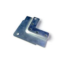 China Custom L-Shaped Galvanized Right Angle Bracket SPCC Steel Mounting Corner Bracket with 6 Holes for sale