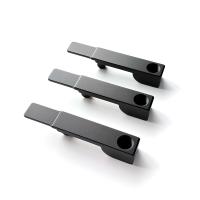 China Custom CNC Machined 6061-T6 Aluminum Control Lever Black Anodized Mechanical Actuator Arm for sale
