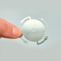 China Custom 304 Stainless Steel Stamped Mounting Spring Shim with 4 Lugs 0.6mm Thick Fastener Bracket for sale