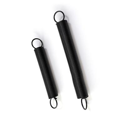 China Custom Black Oxide Closed Loop Tension Spring Industrial Extension Spring with Hooks for sale
