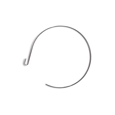 China Custom SUS304 Wire Form Ear Hook Spring CNC 2D Wire Bending Bluetooth Headset Metal Ear Support for sale