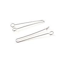 China SUS304 Wire Form Double Loop Pin Double Wire Closed Loop Hanging Clip CNC Precision Wire Form Spring for sale