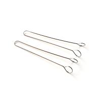 China SUS304 Wire Form Double Loop Pin Double Wire Closed Loop Hanging Clip CNC Precision Wire Form Spring for sale