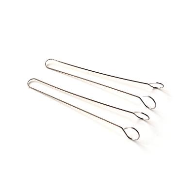 China SUS304 Wire Form Double Loop Pin Double Wire Closed Loop Hanging Clip CNC Precision Wire Form Spring for sale