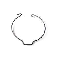 China SUS316 Wire Form Retaining Clip Circular Snap Ring 3D CNC Wire Forming Daiwa Reel Clicker Spring with Interlocking End for sale