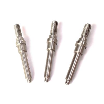 China SUS304 Stepped Guide Pin Threaded Locating Pin Swiss CNC Machining Plunger Precision Fixture Positioning Shaft for sale