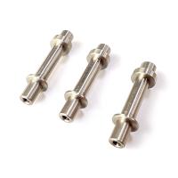 China SUS304 Double Flange Positioning Axle Flanged Locating Pin Swiss Turned Stepped Dowel Pin Guide Shaft with Internal Thread for sale