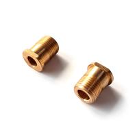 China H59 Brass Male Thread Reducing Adapter CNC Turning Threaded Stud Precision Machined Pipe Connector Coupling Fitting for sale