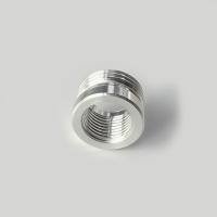 China 6061 Aluminum Thread Ferrule CNC Turning Precision Machined Threaded Bushing Sleeve Connector Adapter for sale