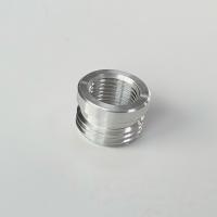 China 6061 Aluminum Thread Ferrule CNC Turning Precision Machined Threaded Bushing Sleeve Connector Adapter for sale