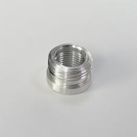 China 6061 Aluminum Thread Ferrule CNC Turning Precision Machined Threaded Bushing Sleeve Connector Adapter for sale