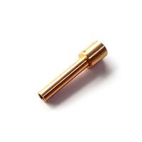 China Stepped Hollow H62 Brass Conductive Terminal Electrical Insert Connector Fitting with Internal Thread & Flat Clamping Lugs for sale