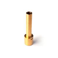 China Stepped Hollow H62 Brass Conductive Terminal Electrical Insert Connector Fitting with Internal Thread & Flat Clamping Lugs for sale