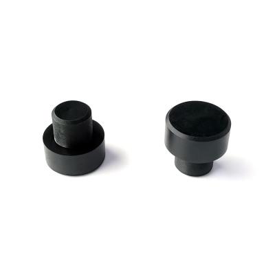 China CNC Turning Stepped 6061 Aluminum Stud Black Anodized Locating Pin Precision Fixture Positioning Limit Post Manufacturer for sale