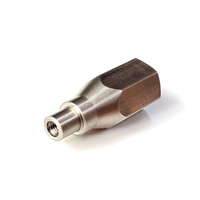China Hollow Hex 304 Stainless Steel Reducer Adapter Internal Thread Pipe Connector Precision Hydraulic Reducing Fitting for sale
