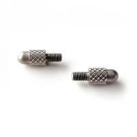 China SUS304 Knurled Round Head Locating Screw CNC Turning Precision Fixture Positioning Stud & Adjustment Pin for sale