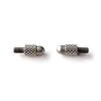 China SUS304 Knurled Round Head Locating Screw CNC Turning Precision Fixture Positioning Stud & Adjustment Pin for sale