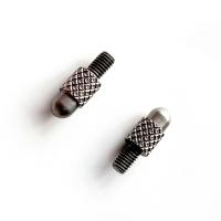 China SUS304 Knurled Round Head Locating Screw CNC Turning Precision Fixture Positioning Stud & Adjustment Pin for sale