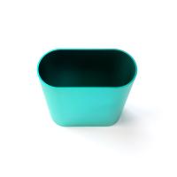 China Extruded Oval Aluminum Enclosure Hollow Elliptical Electronic Shell with Lake Green Matte Sandblasted Anodization for sale