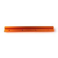 China Single C Groove Aluminum Extrusion Rail Decorative Equipment Mounting Strip Orange Anodized C Channel Bar for sale