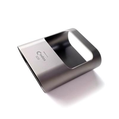 China Aluminum Charging Base Housing Hair Clipper Stand Shell Grey Anodized CNC Machined Barber Trimmer Base Case for sale