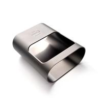 China Aluminum Charging Base Housing Hair Clipper Stand Shell Grey Anodized CNC Machined Barber Trimmer Base Case for sale
