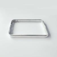 China Custom 6063-T5 CNC Machined Aluminum Middle Frame Portable Smart Terminal Border Audio Device Enclosure Frame for sale