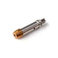 China Custom Beauty Device Handpiece Kit Aluminum Beauty Pen Housing with Stainless Steel Spindle & H62 Brass Threaded End Cap for sale