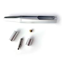 China Custom Beauty Device Handpiece Kit Aluminum Beauty Pen Housing with Stainless Steel Spindle & H62 Brass Threaded End Cap for sale
