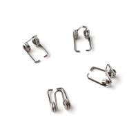 China Custom SUS304 Double Torsion Spring Small LED Light Retaining Clip Spring With Dual Torque Arms OEM Manufacturer for sale