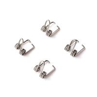 China Custom SUS304 Double Torsion Spring Small LED Light Retaining Clip Spring With Dual Torque Arms OEM Manufacturer for sale