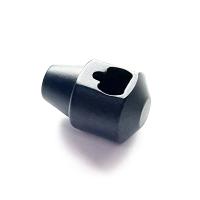 China CNC Machined 6061 Aluminum Lock Knob Tapered Threaded Adjustment Sleeve Black Anodized Camera Stand Locking Sleeve for sale
