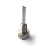 China Custom CNC Swiss Turned SUS304 Knurled Thumb Screw Adjustment Stop Pin Hand Twist Positioning Fixture Locating Limit Pin for sale